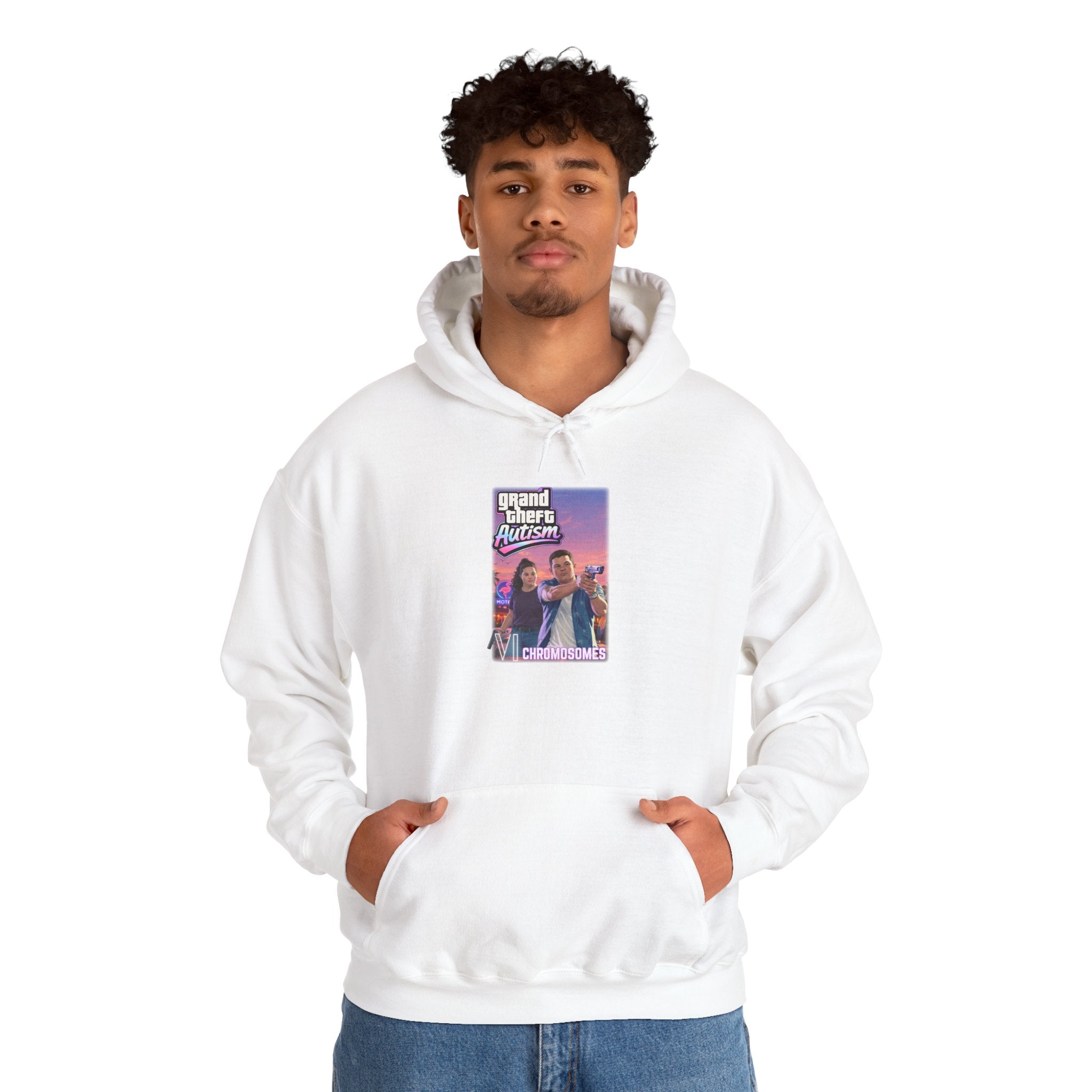 Grand Theft Autism VI Chromosomes (Hoodie) – Knee Slap Tees